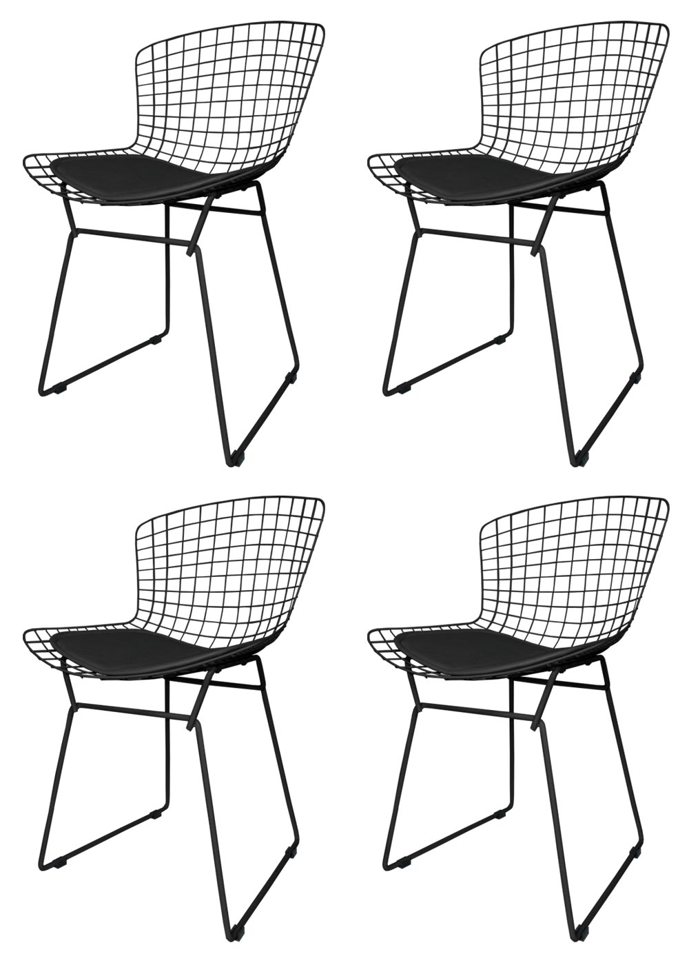 Set Silla Bertoia x4 — DeSillas