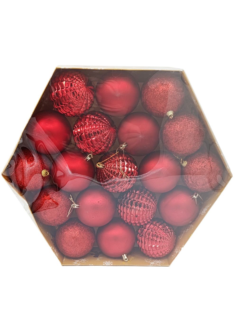 Set de 19 Esferas Rojas “Classic Mix” — DeSillas
